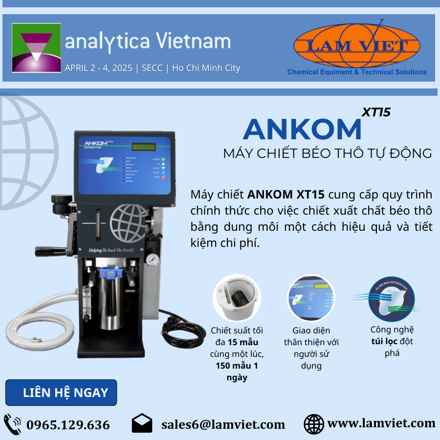 Máy Chiết Béo Tự Động ANKOM XT15