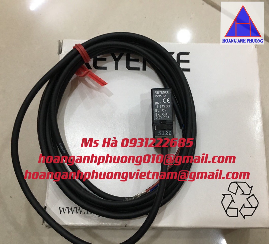 Bộ cảm biến quang điện PZ2-61 keyence 12-24VDC - nhập mới