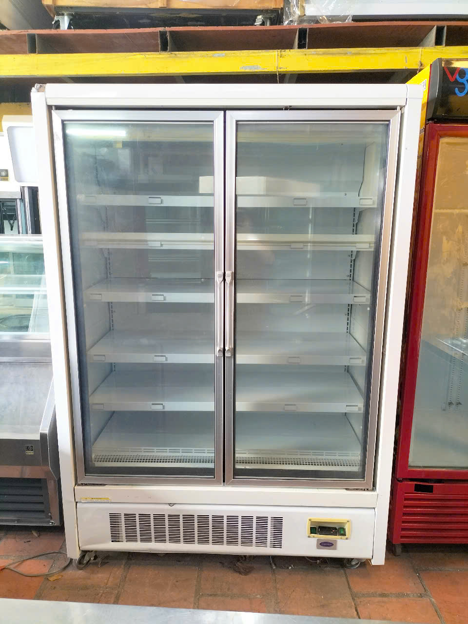 tủ đông đứng 2 cánh hiệu carier 1200 lít - thái lan